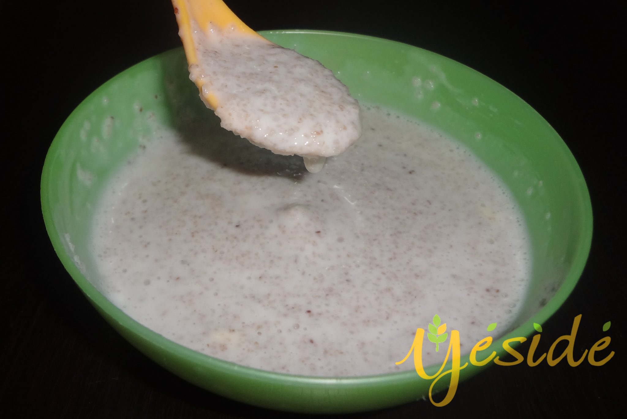 Typical Acha Pudding - BeHealthyAfrica.com