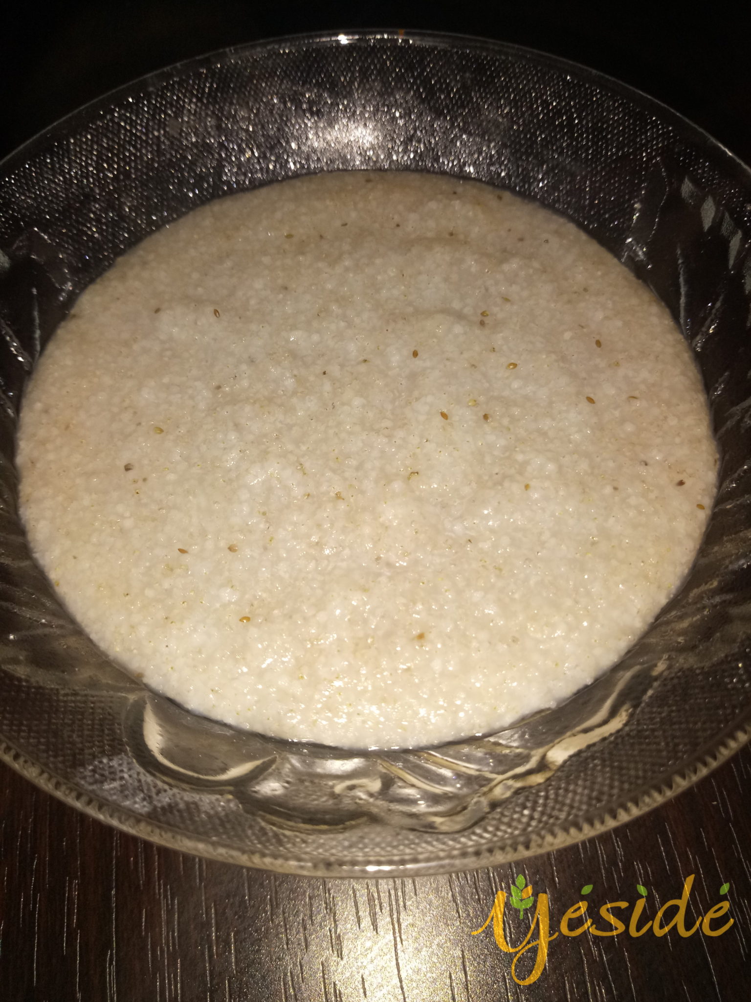 Typical Acha Pudding - BeHealthyAfrica.com
