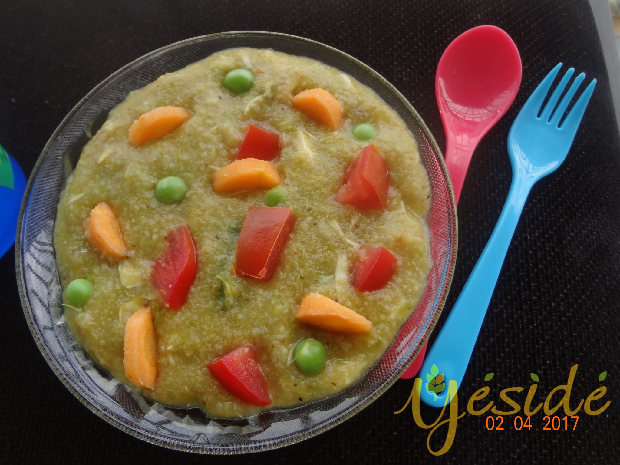 Acha Pottage with Mixed Vegetables - BeHealthyAfrica.com